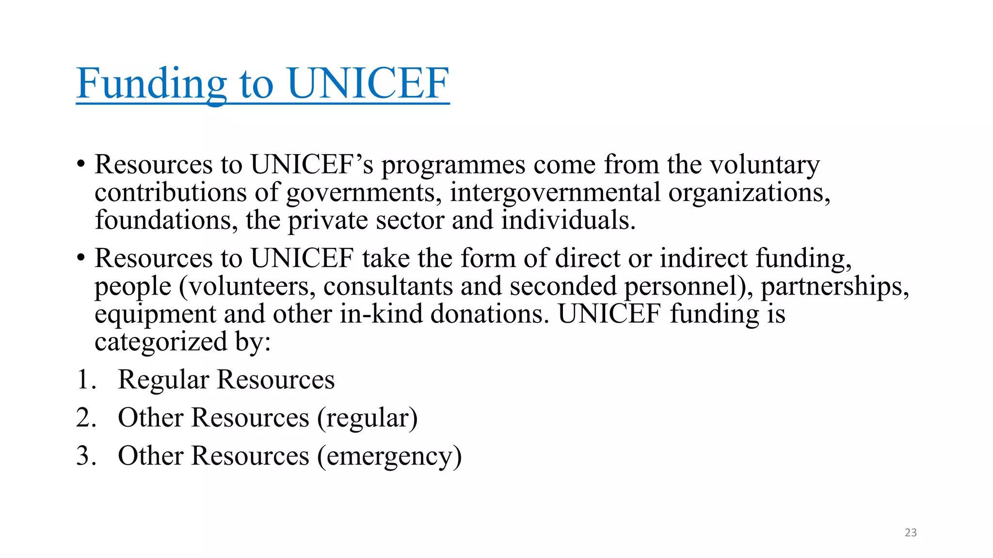 Unicef | PPTX