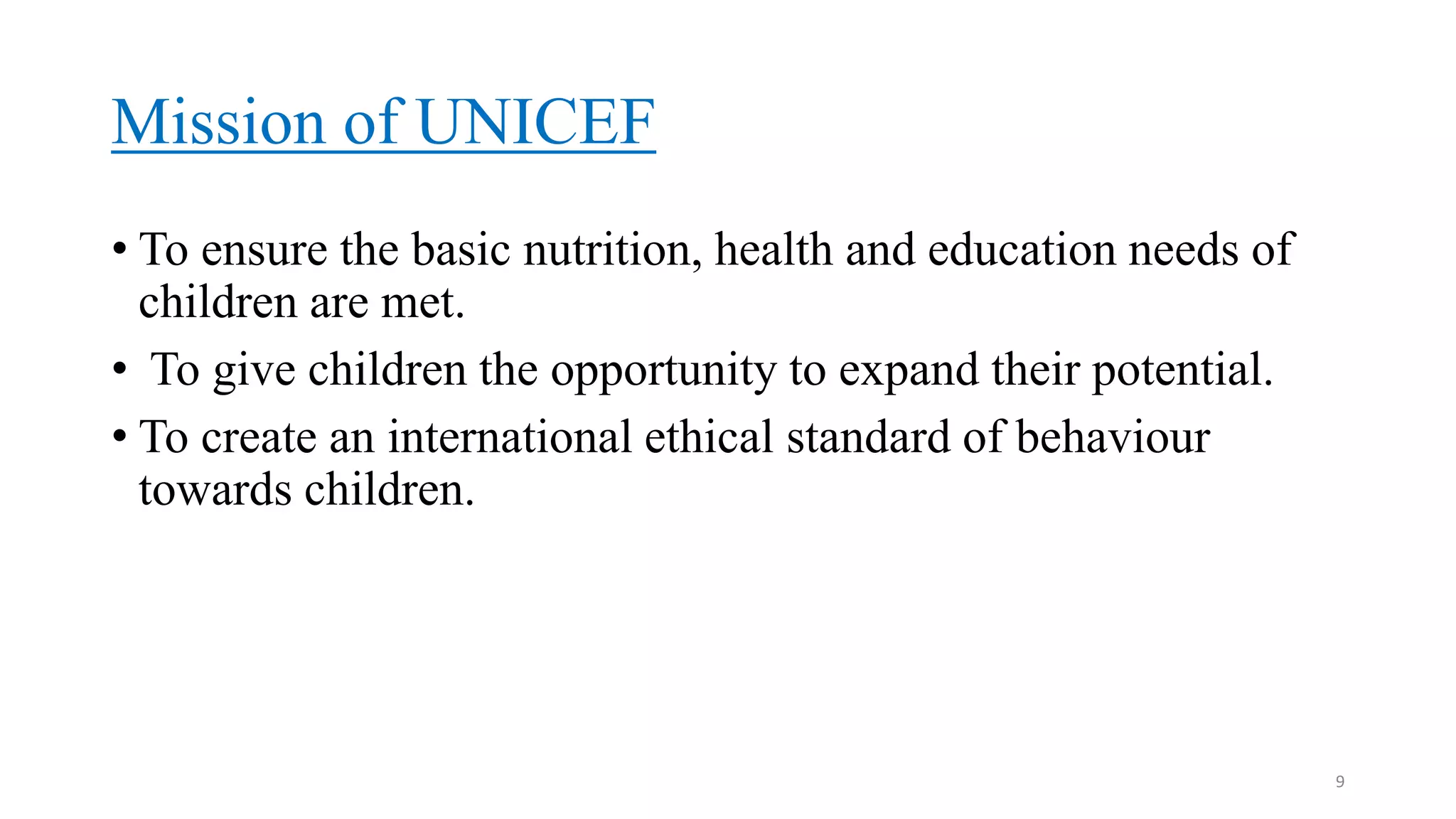 Unicef | PPTX
