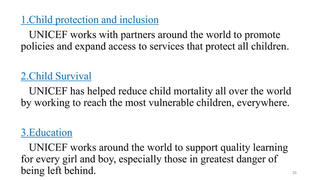 Unicef | PPTX