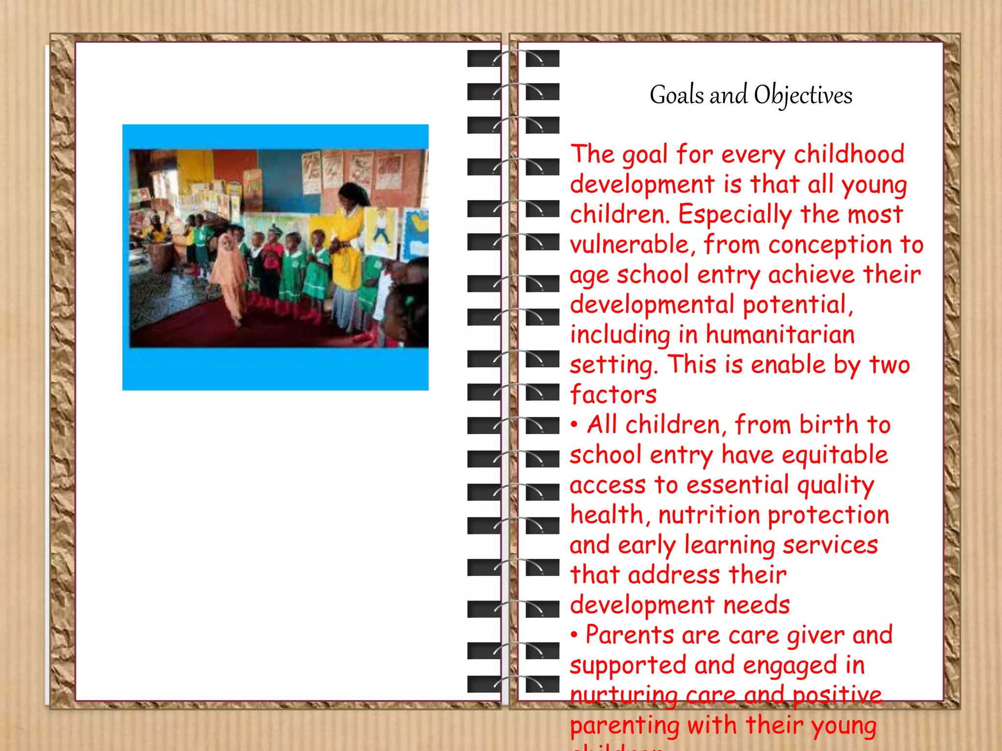 Role of United Nations Children's Fund in ECCE | PPTX