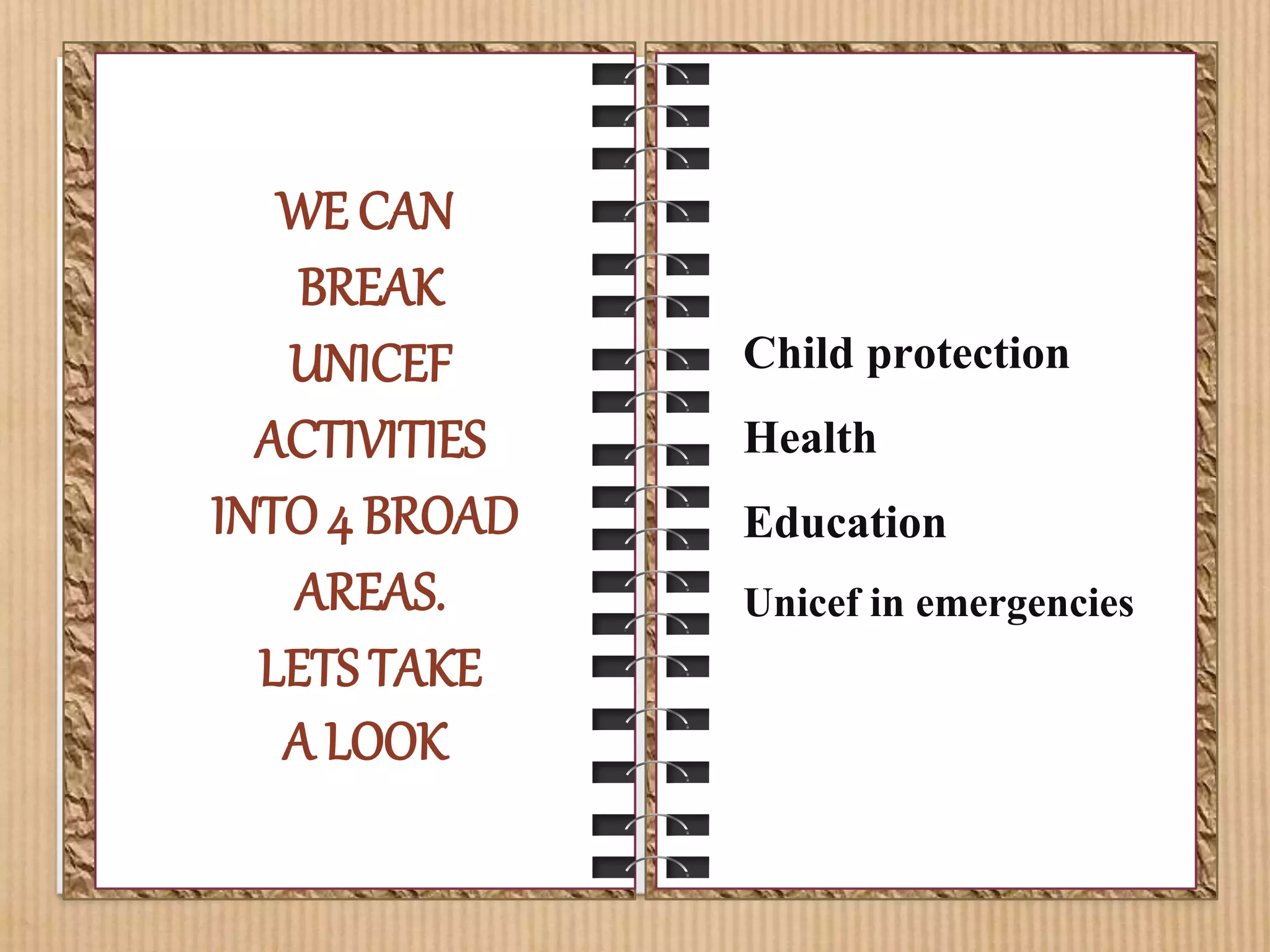 Role of United Nations Children's Fund in ECCE | PPTX
