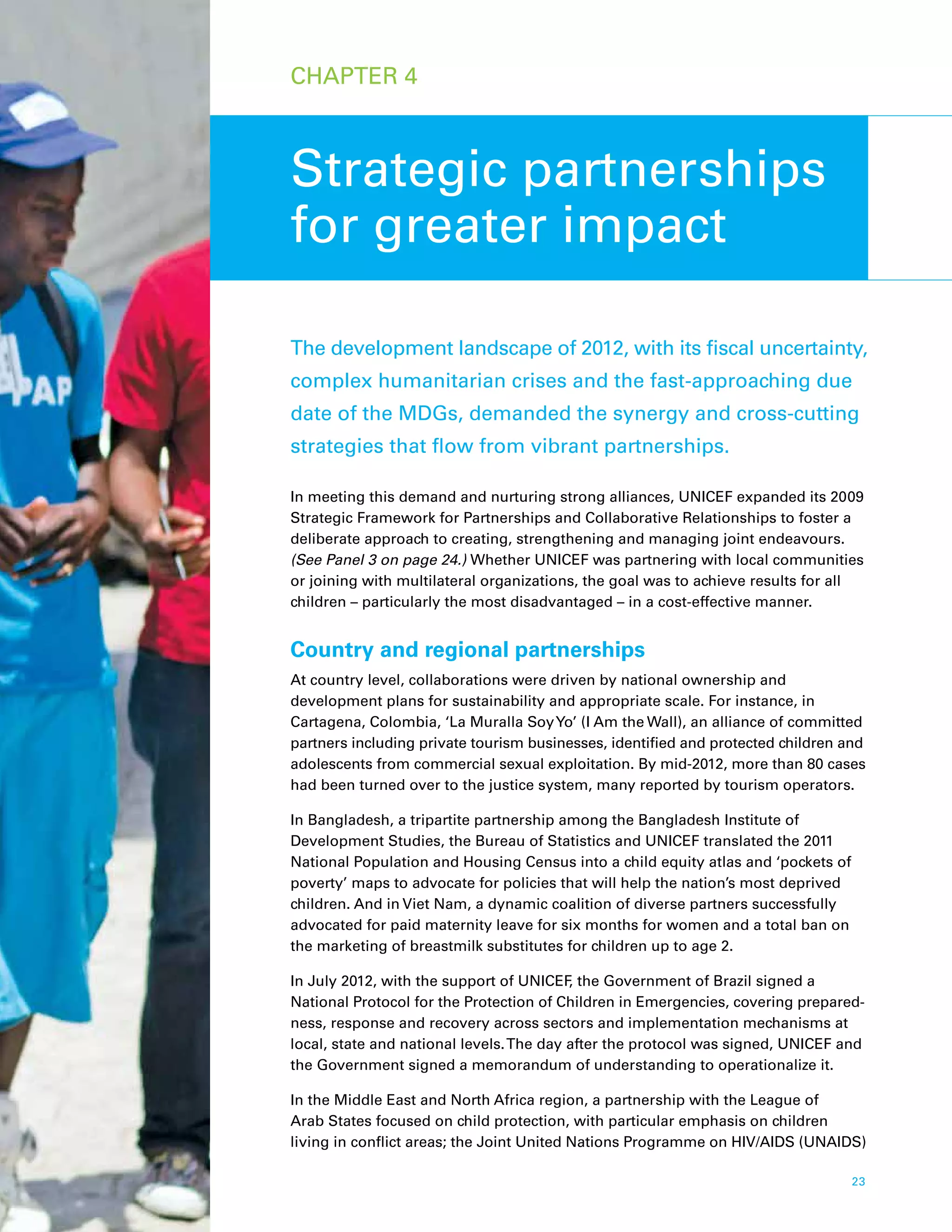 Unicef annual report2012-8july2013 | PDF