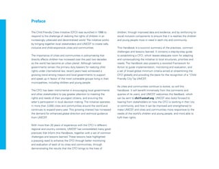 Unicef Child Friendly cities and Communities Handbook | PDF