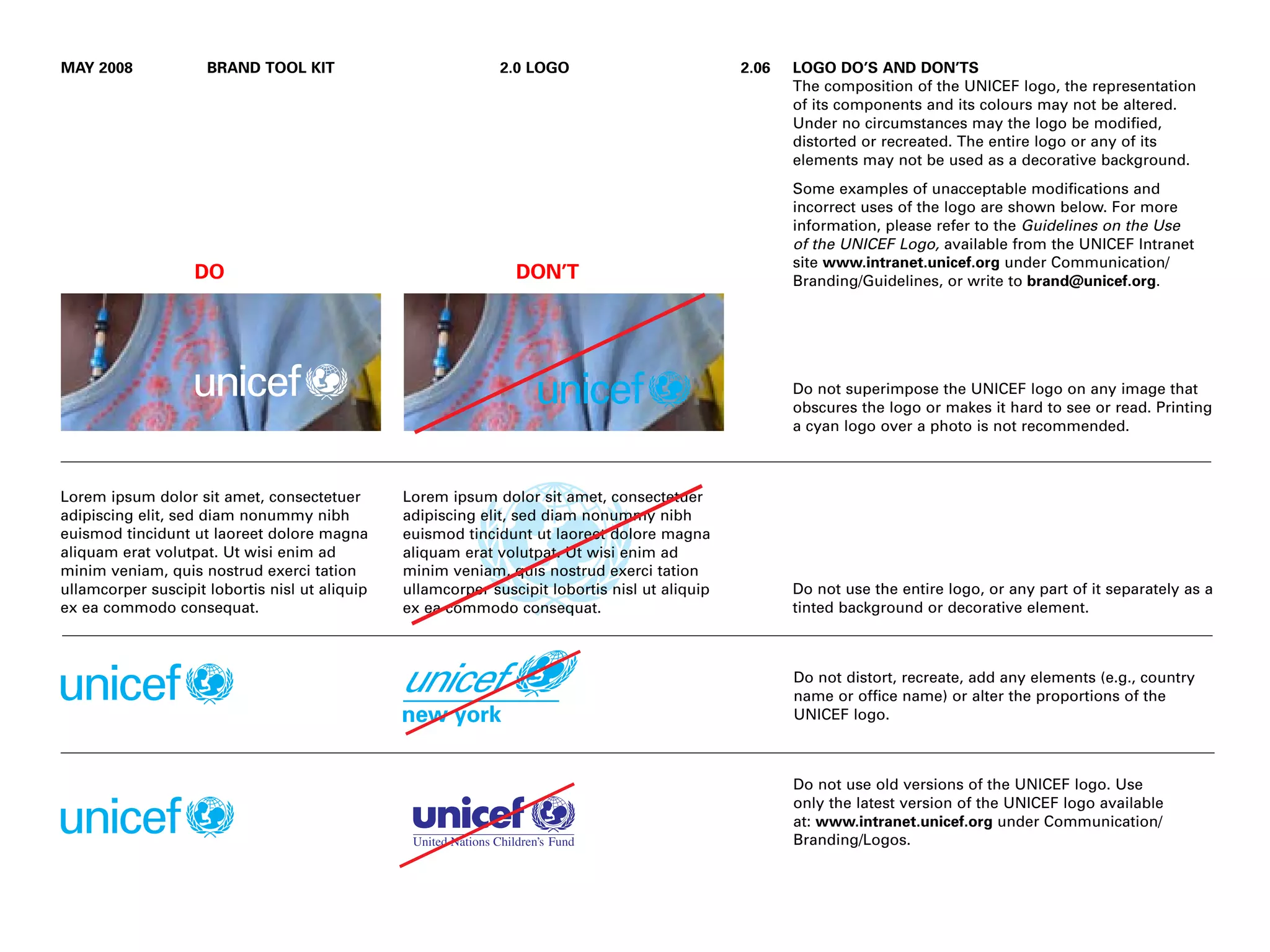 Unicef branding toolkit | PDF
