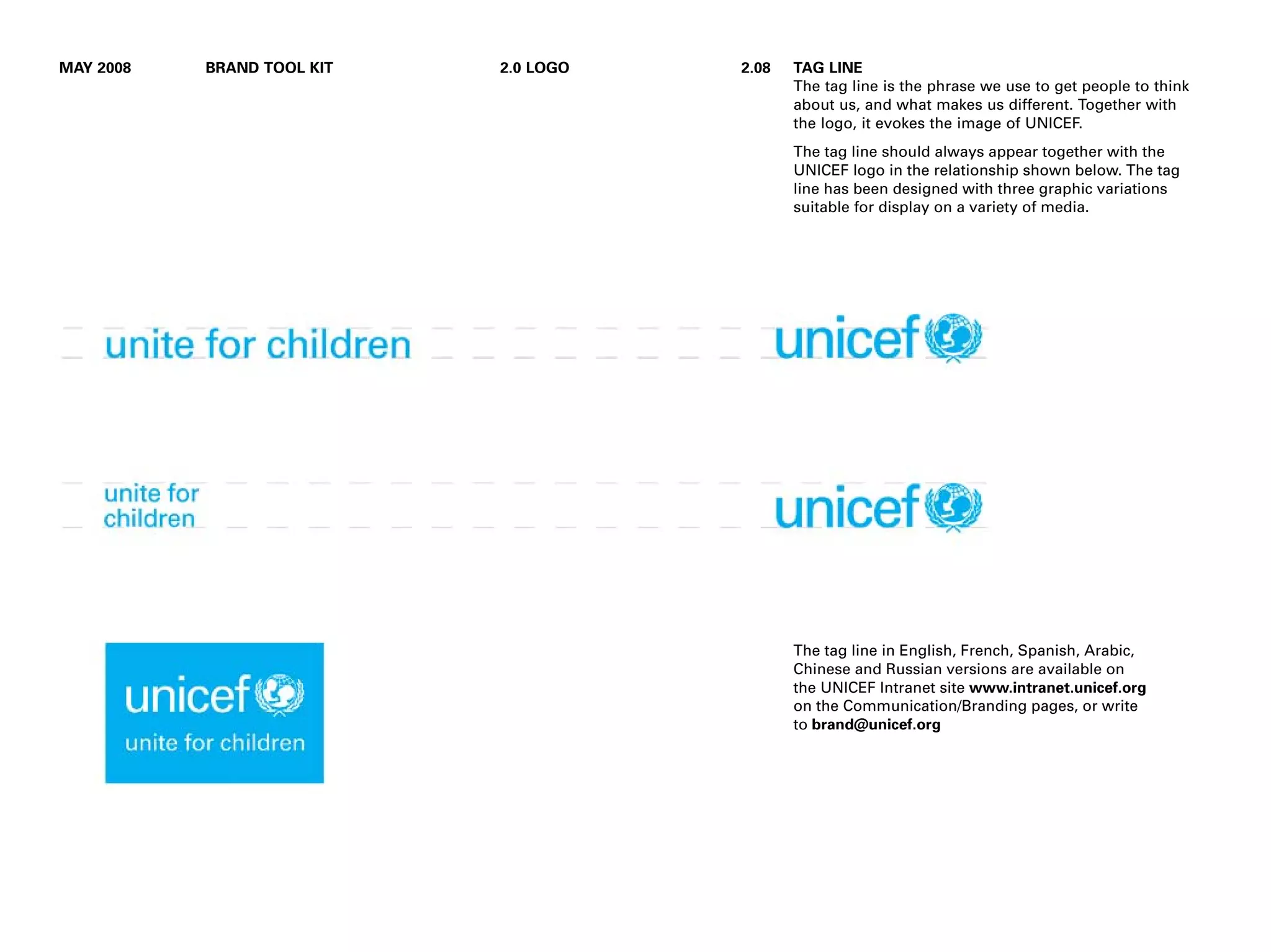 Unicef branding toolkit | PDF