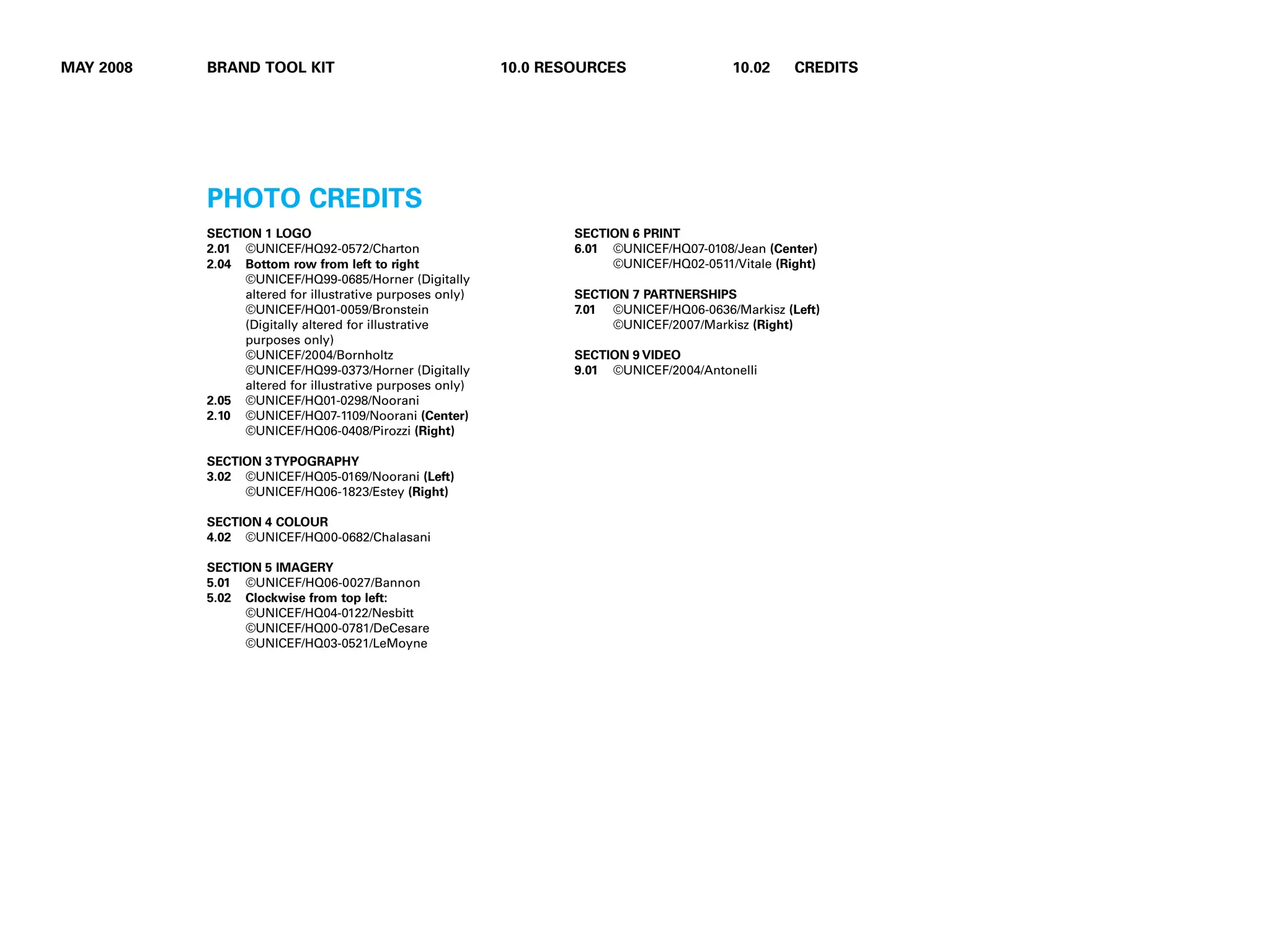 Unicef branding toolkit | PDF