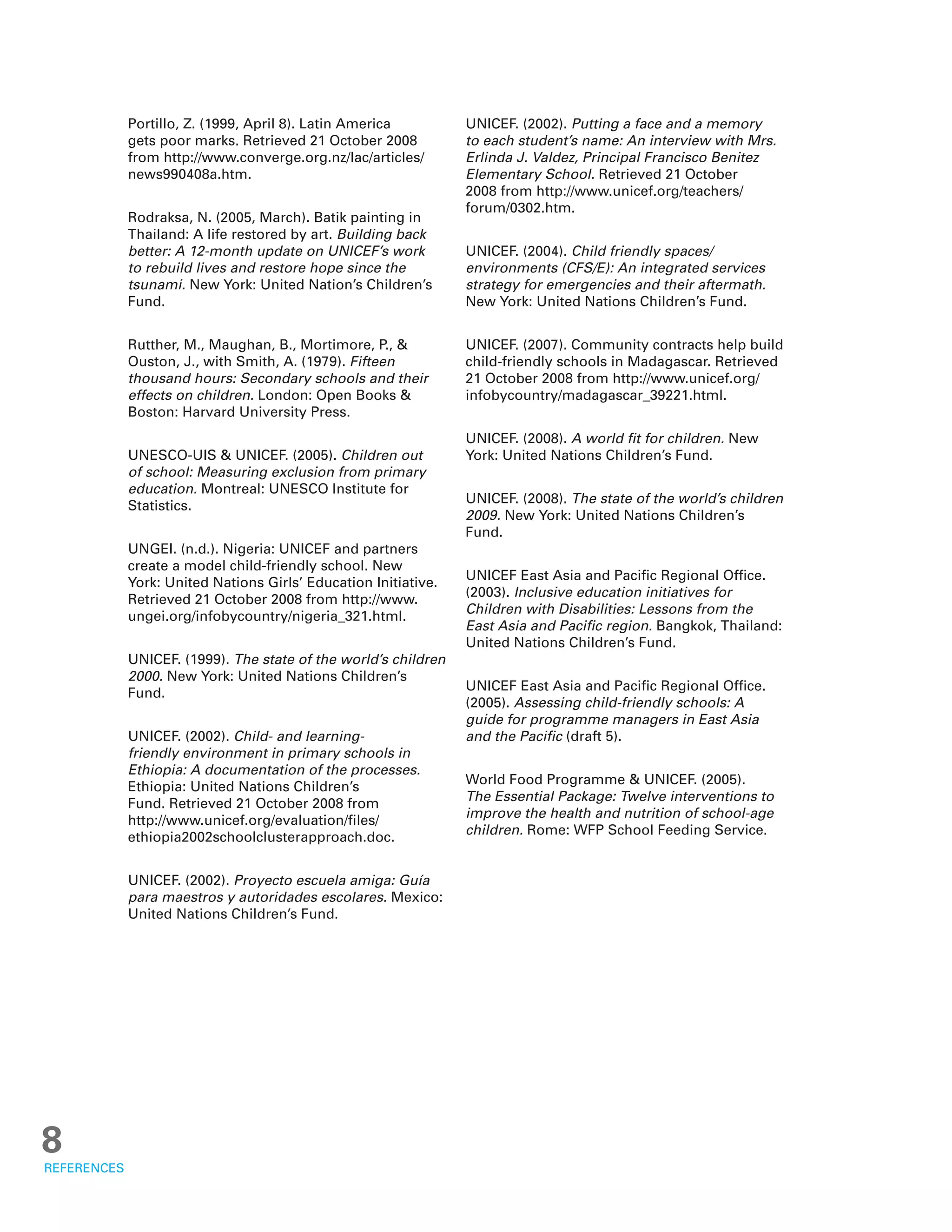 Unicef child friendly schools manual | PDF