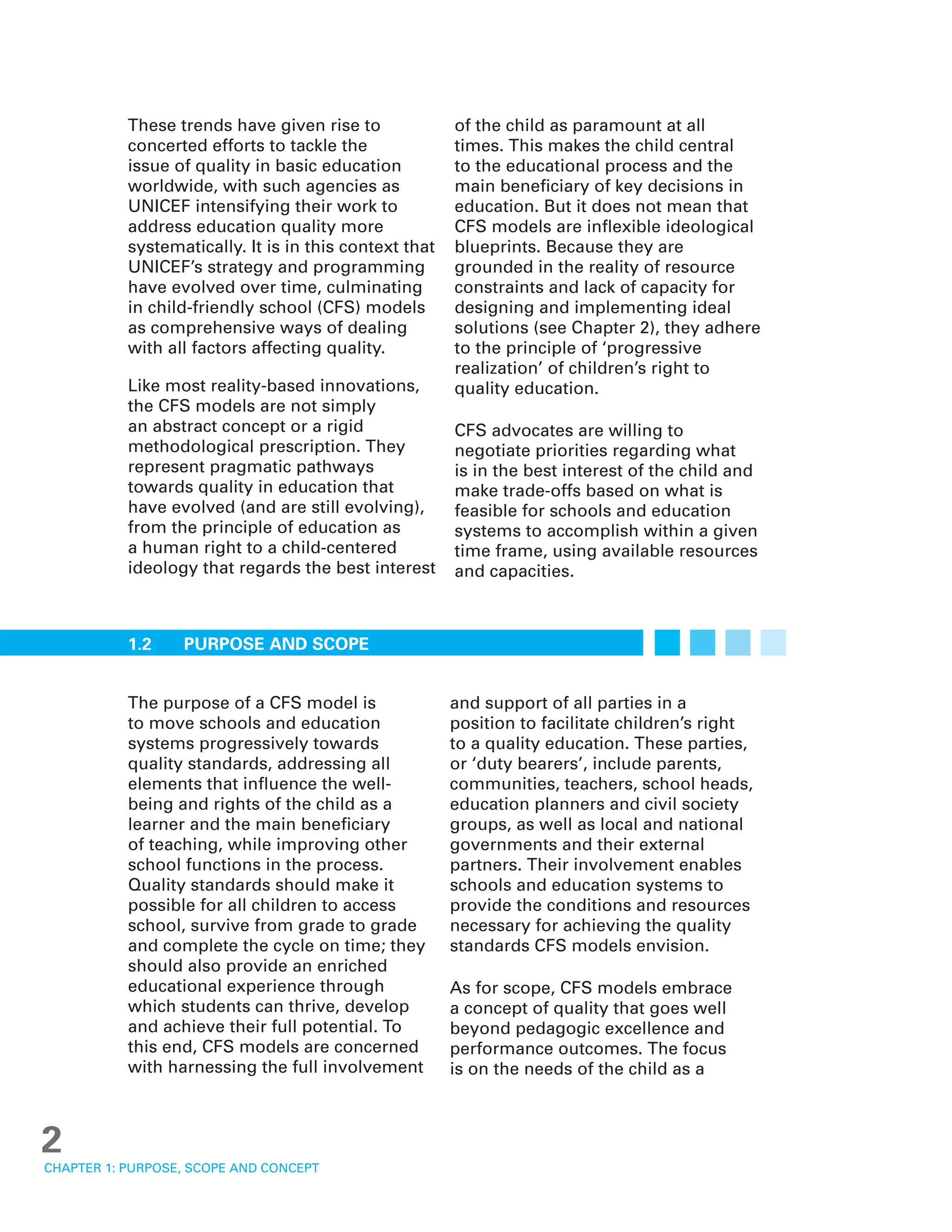 Unicef child friendly schools manual | PDF