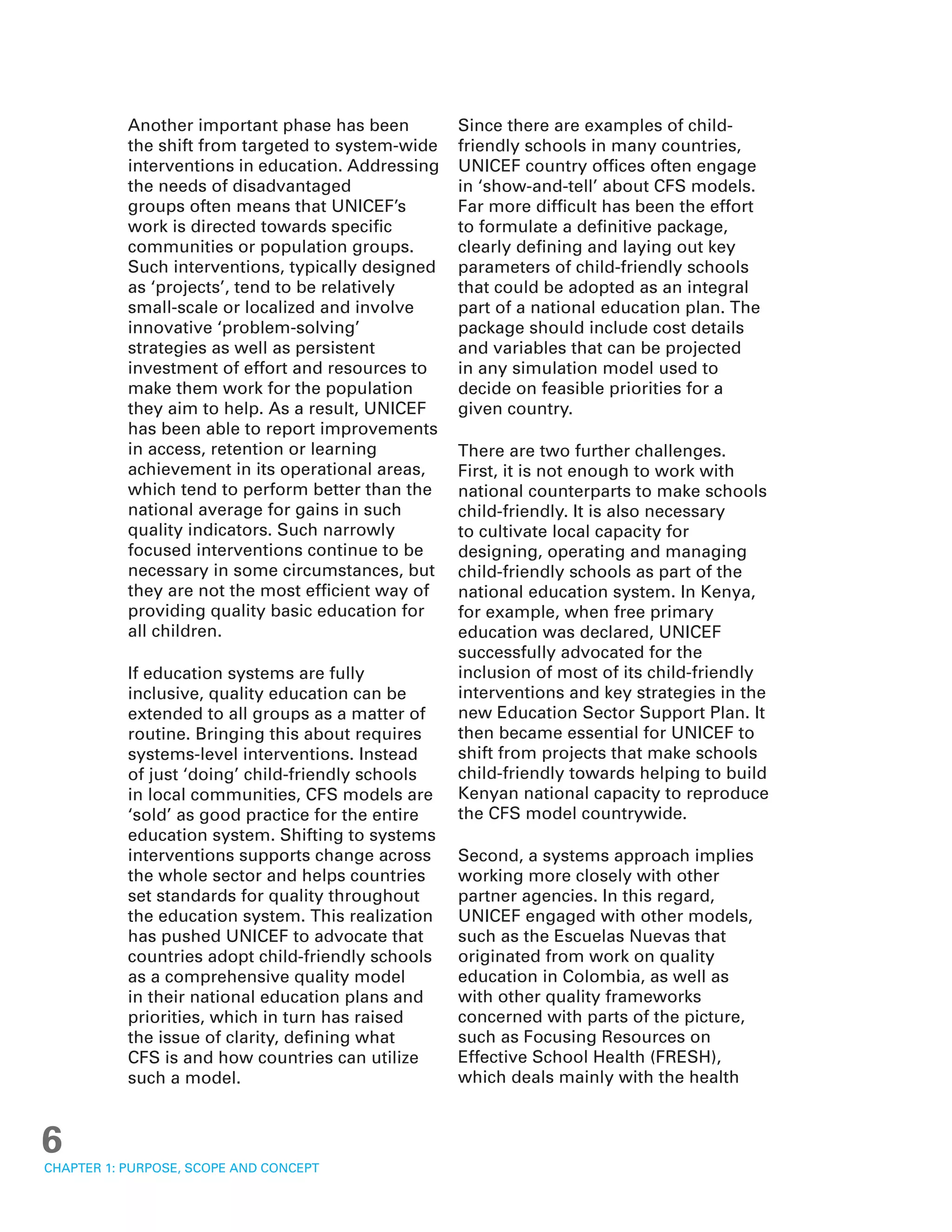 Unicef child friendly schools manual | PDF