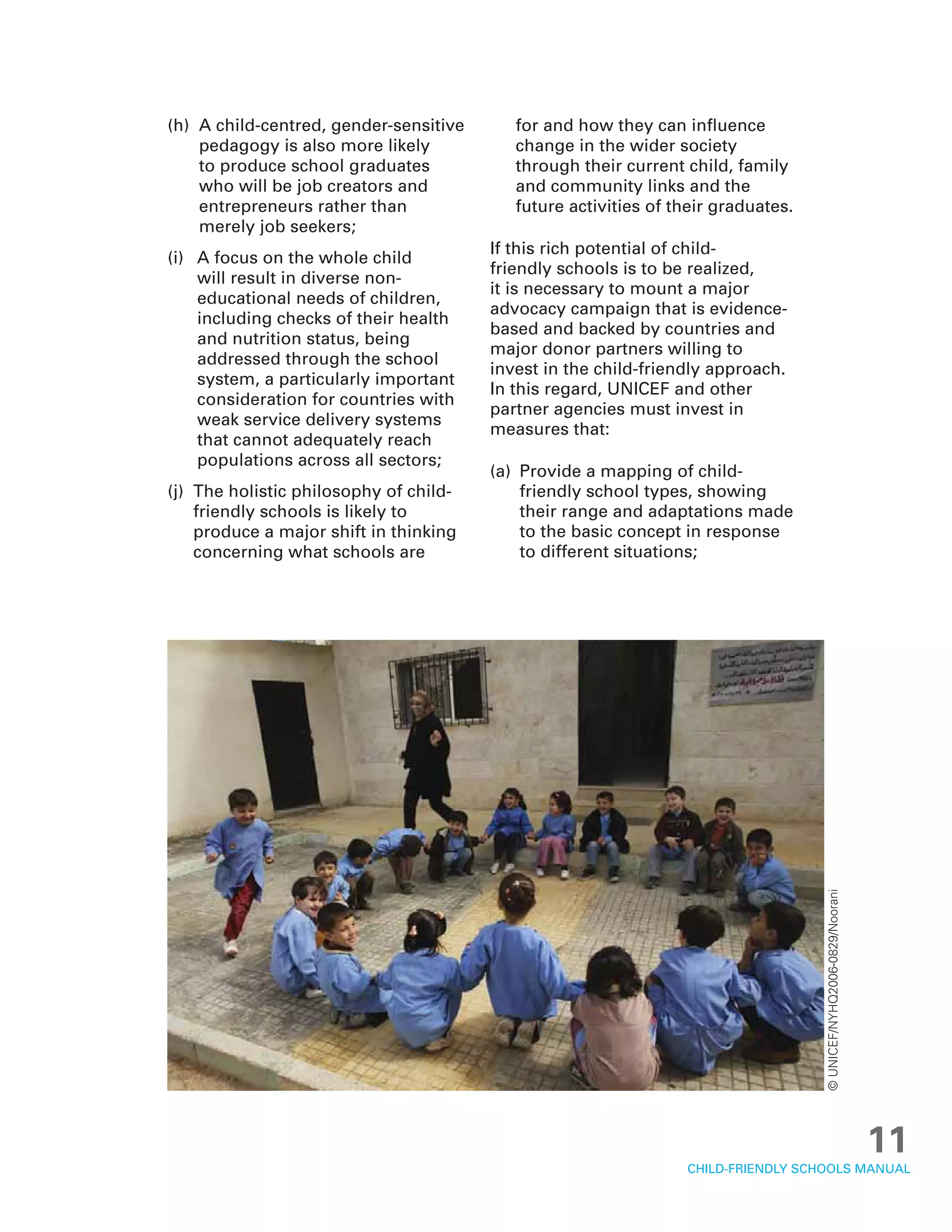 Unicef child friendly schools manual | PDF