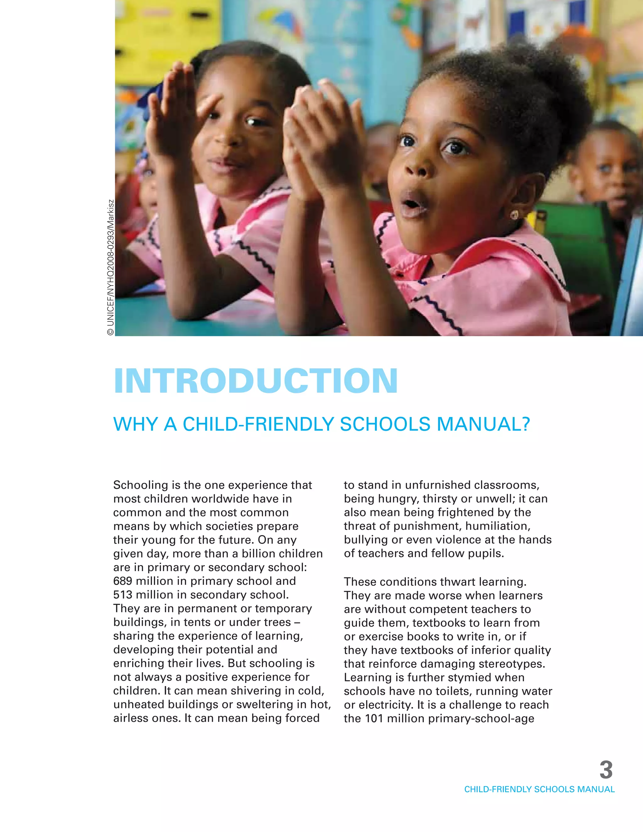 Unicef child friendly schools manual | PDF