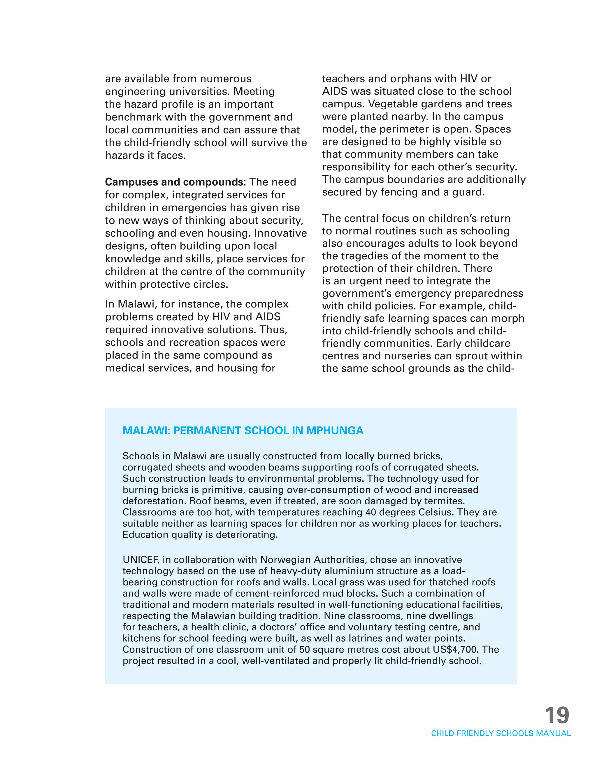 Unicef child friendly schools manual | PDF