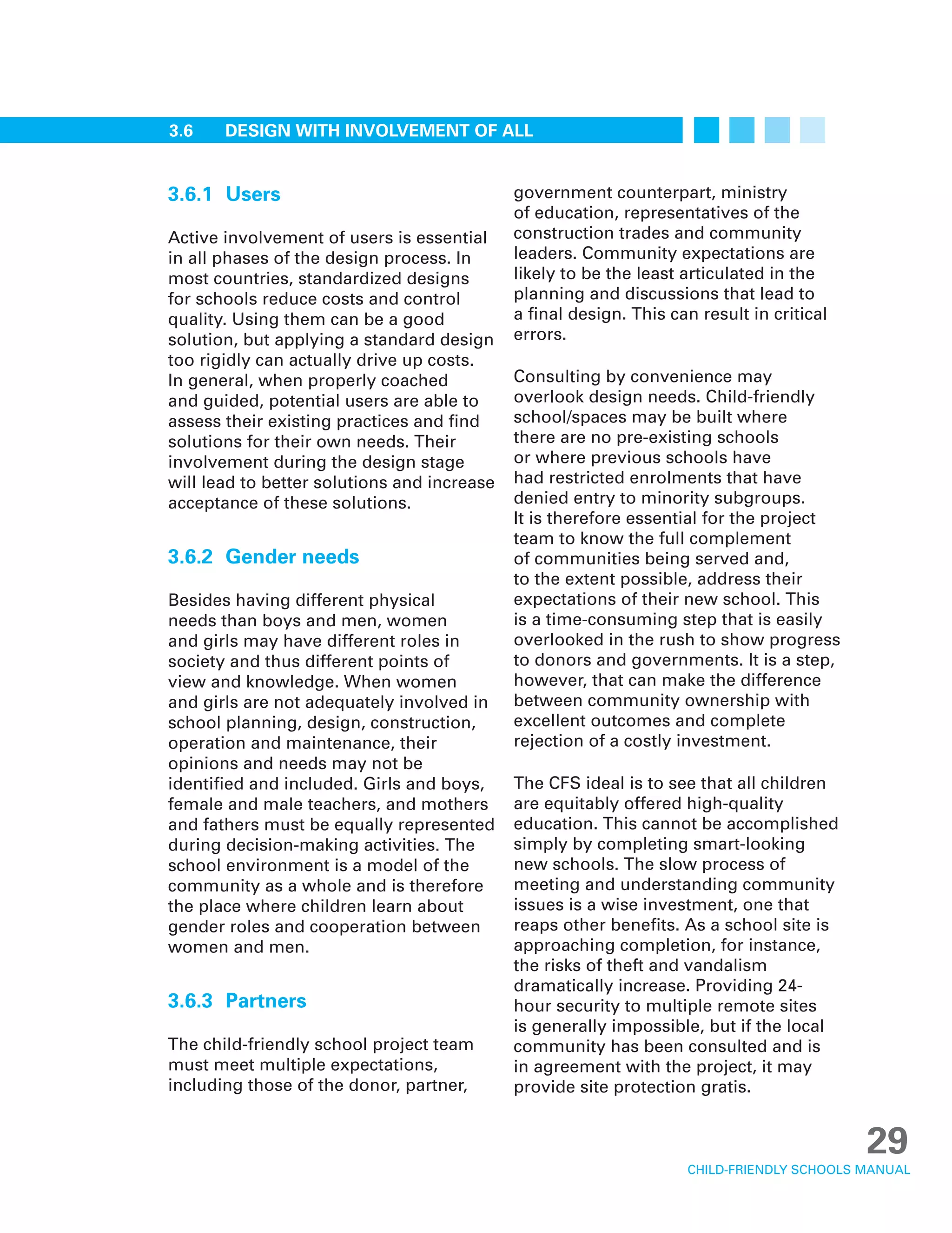 Unicef child friendly schools manual | PDF