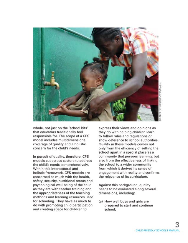 Unicef child friendly schools manual | PDF