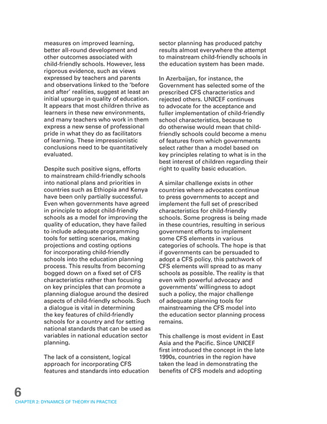 Unicef child friendly schools manual | PDF