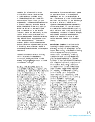 Unicef child friendly schools manual | PDF