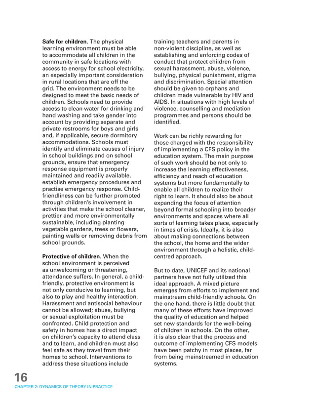 Unicef child friendly schools manual | PDF