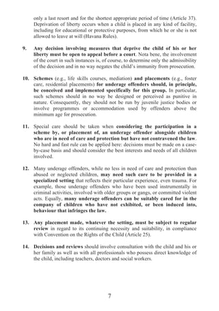UNICEF Guidance note for CEE/CIS on responses to children who have ...