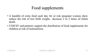 UNICEF: GOBI FFF Program | PPTX