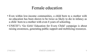 UNICEF: GOBI FFF Program | PPTX