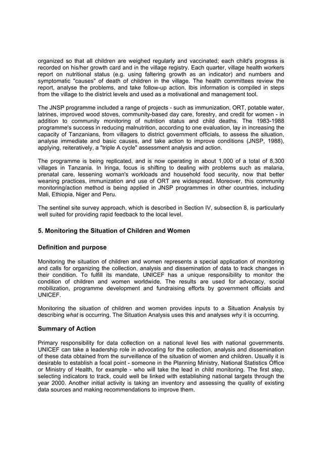 Unicef guide 4 monev | PDF