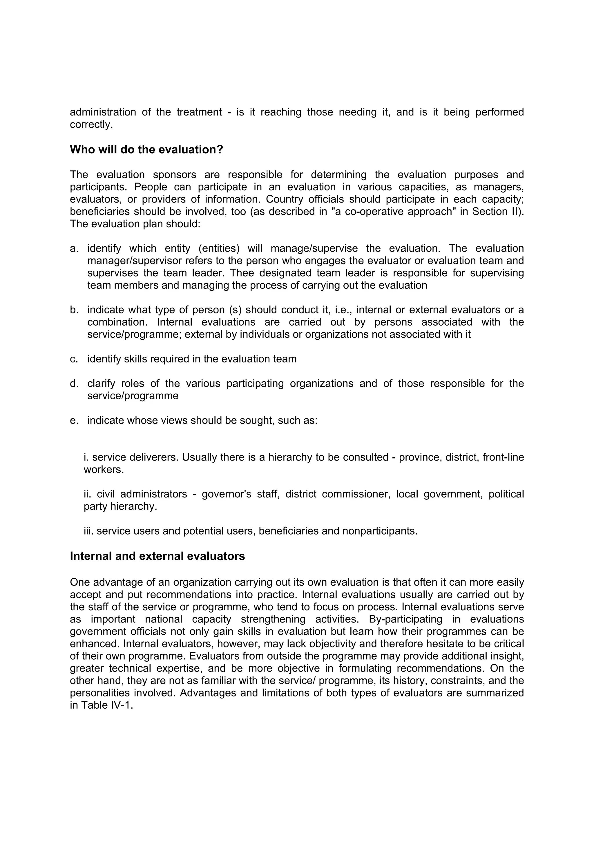 Unicef guideline for monitoring and evaluation | PDF