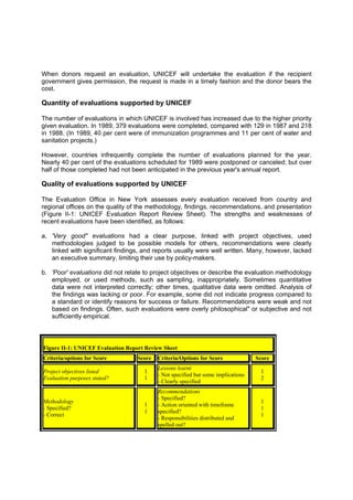 Unicef guideline for monitoring and evaluation | PDF