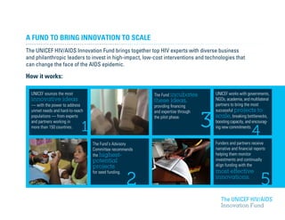 HIV/AIDS Innovation Fund Introduction | PDF