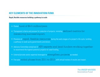 HIV/AIDS Innovation Fund Introduction | PDF