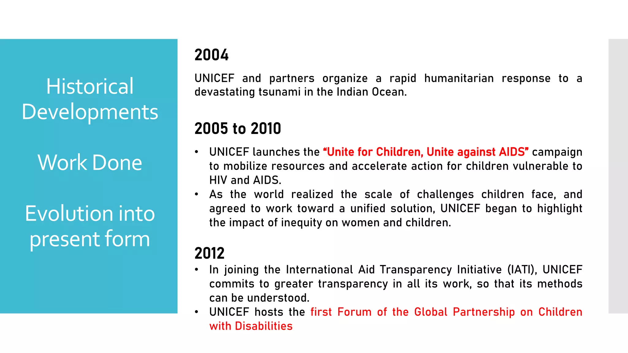 Unicef pdf | PPT