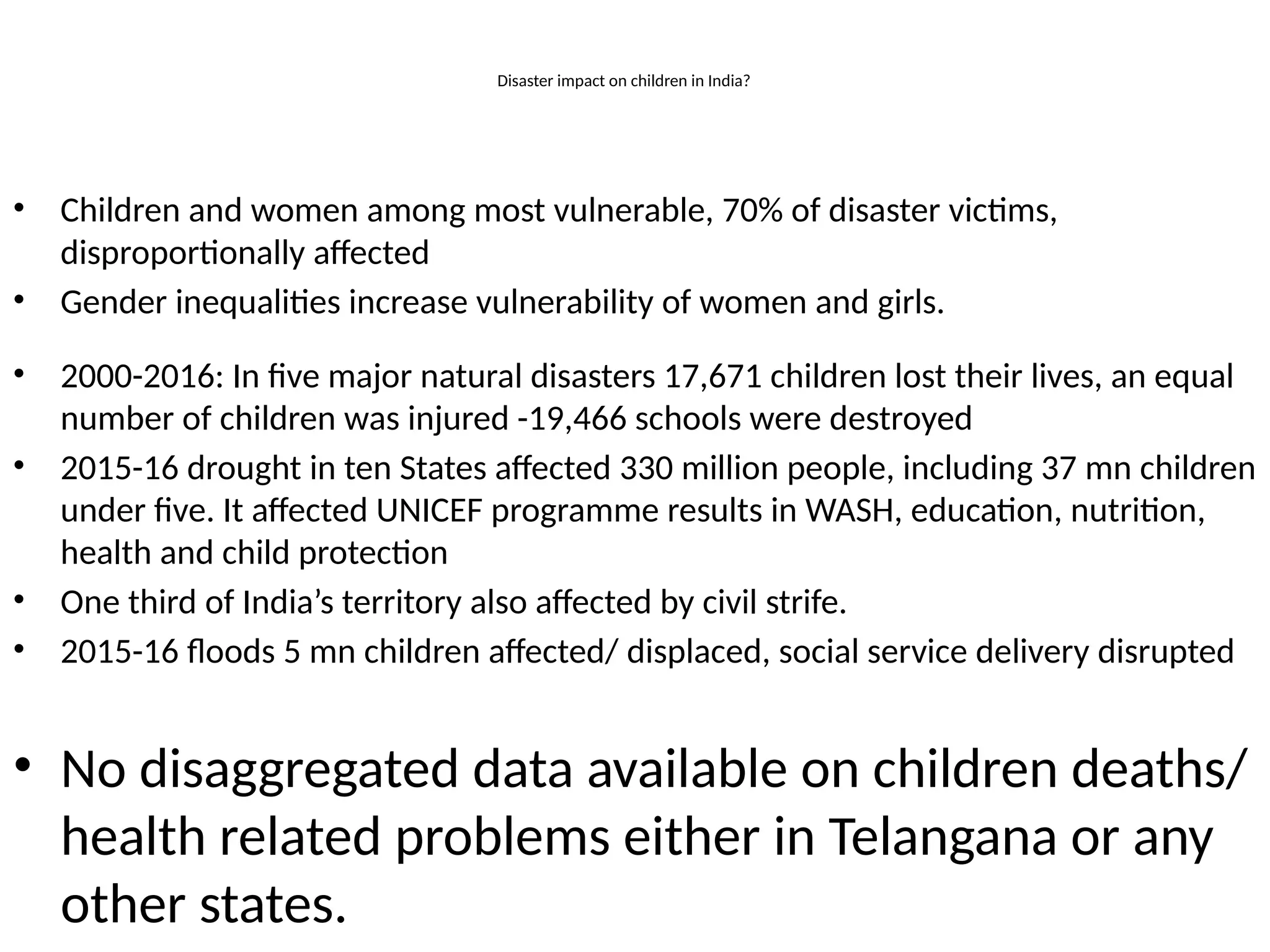 UNICEF ppt for Telangana Extreme Weather Events 220317.pptx