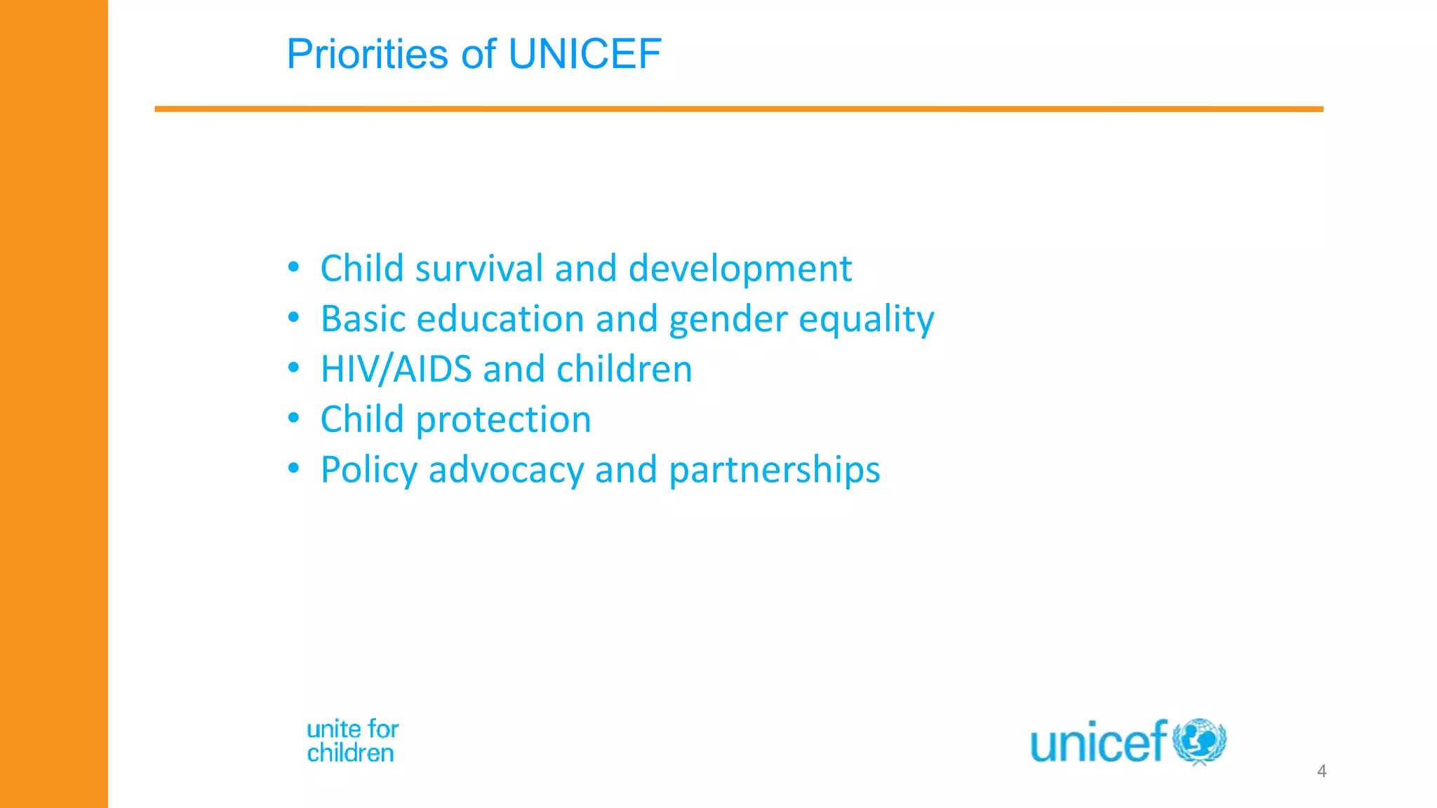 Unicef presentation | PPTX