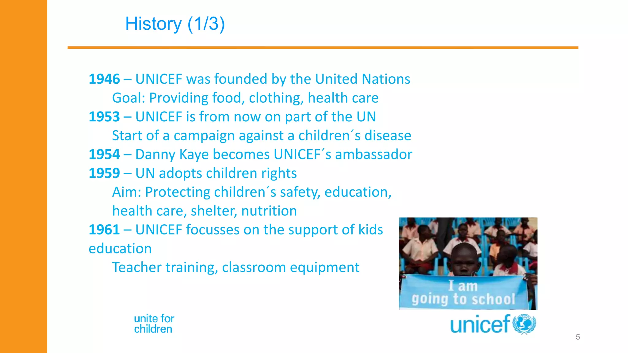 Unicef presentation | PPTX