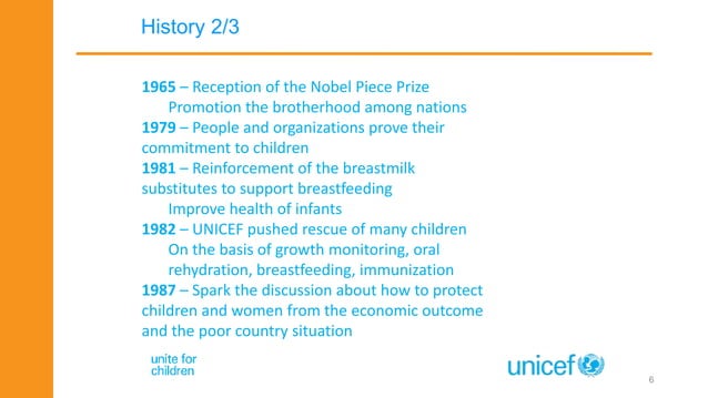 Unicef presentation | PPTX