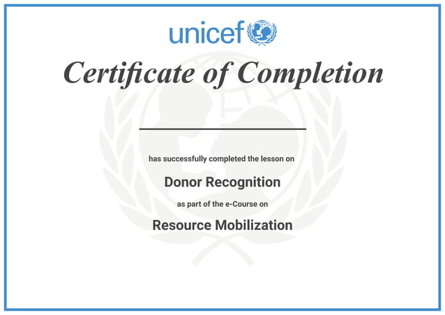 Unicef rm certificate_of_completion_l6_donor_recognition charlie ...