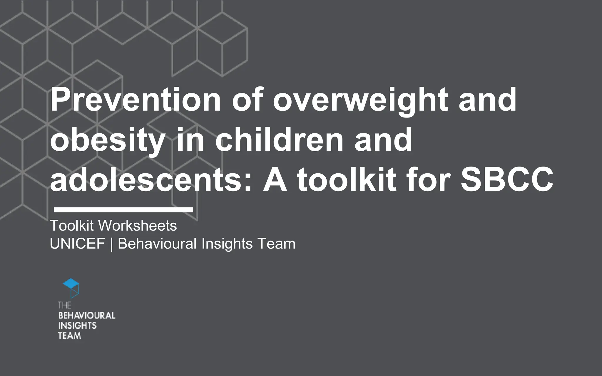 UNICEF SBCC Worksheets PPT SBCC 工作表.pptx