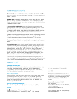 Unicef sowc 2016 | PDF