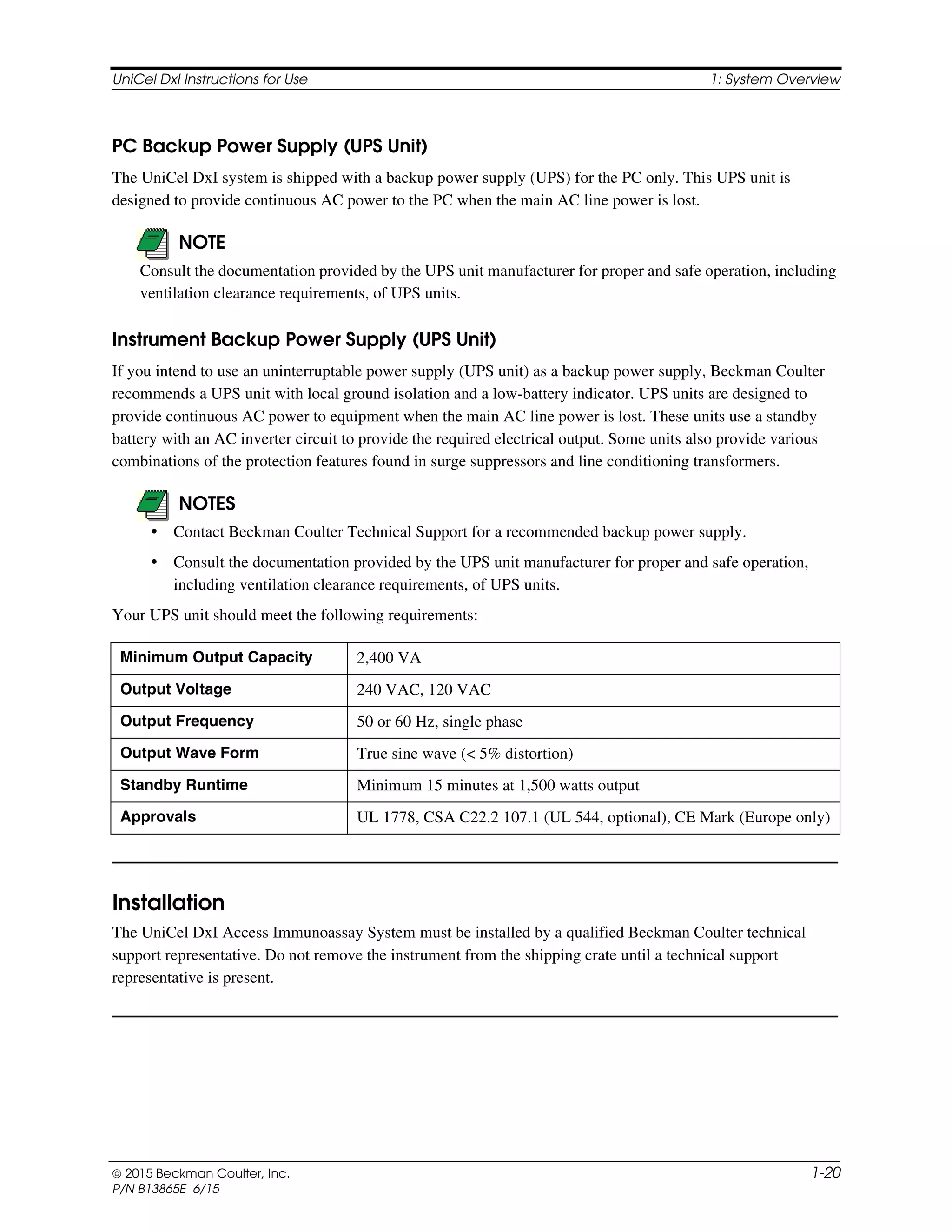 Unicel DxI - manual de operador ingles | PDF