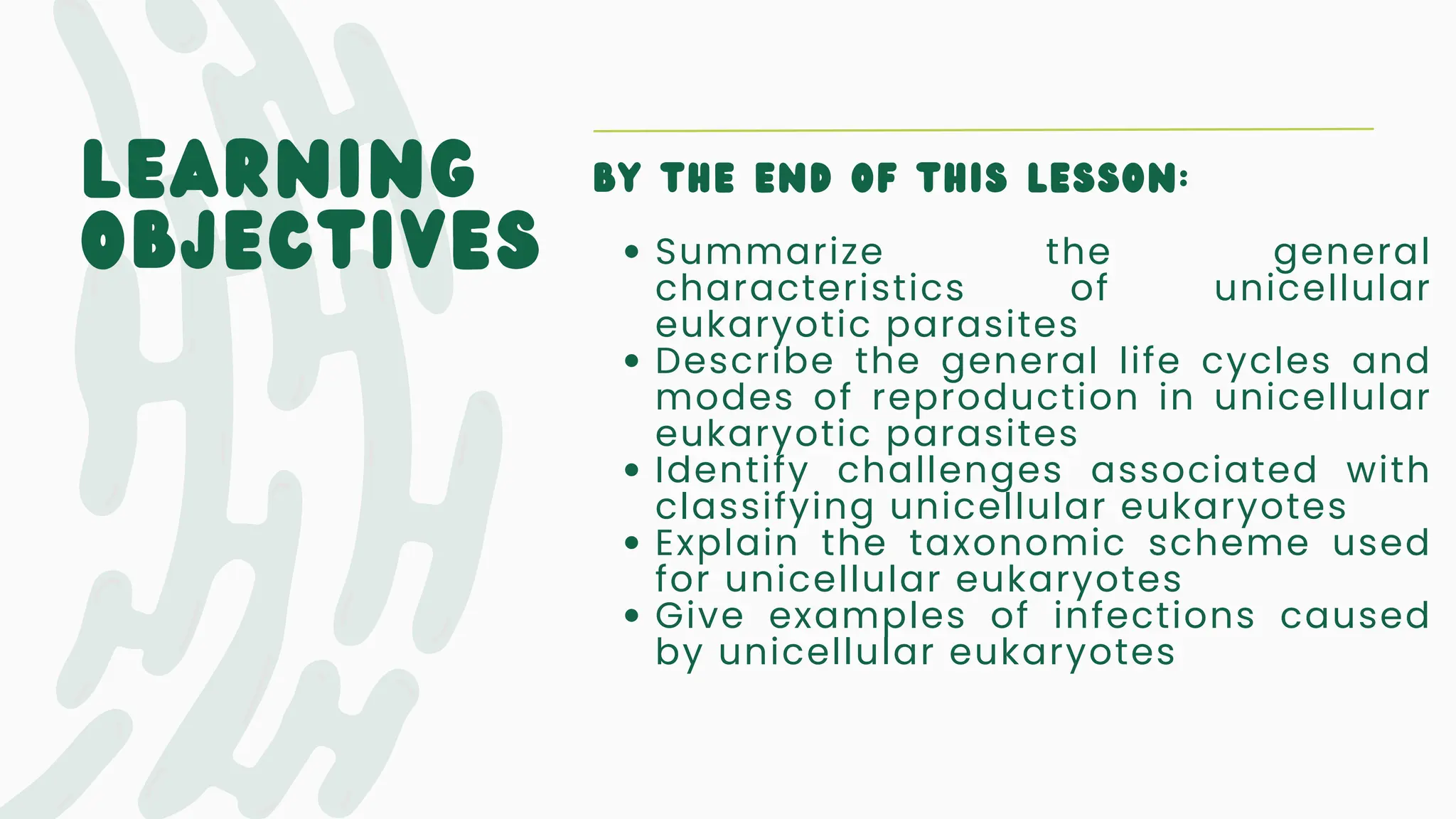 Unicellular Eukaryotic Parasites, definition and background | PPT