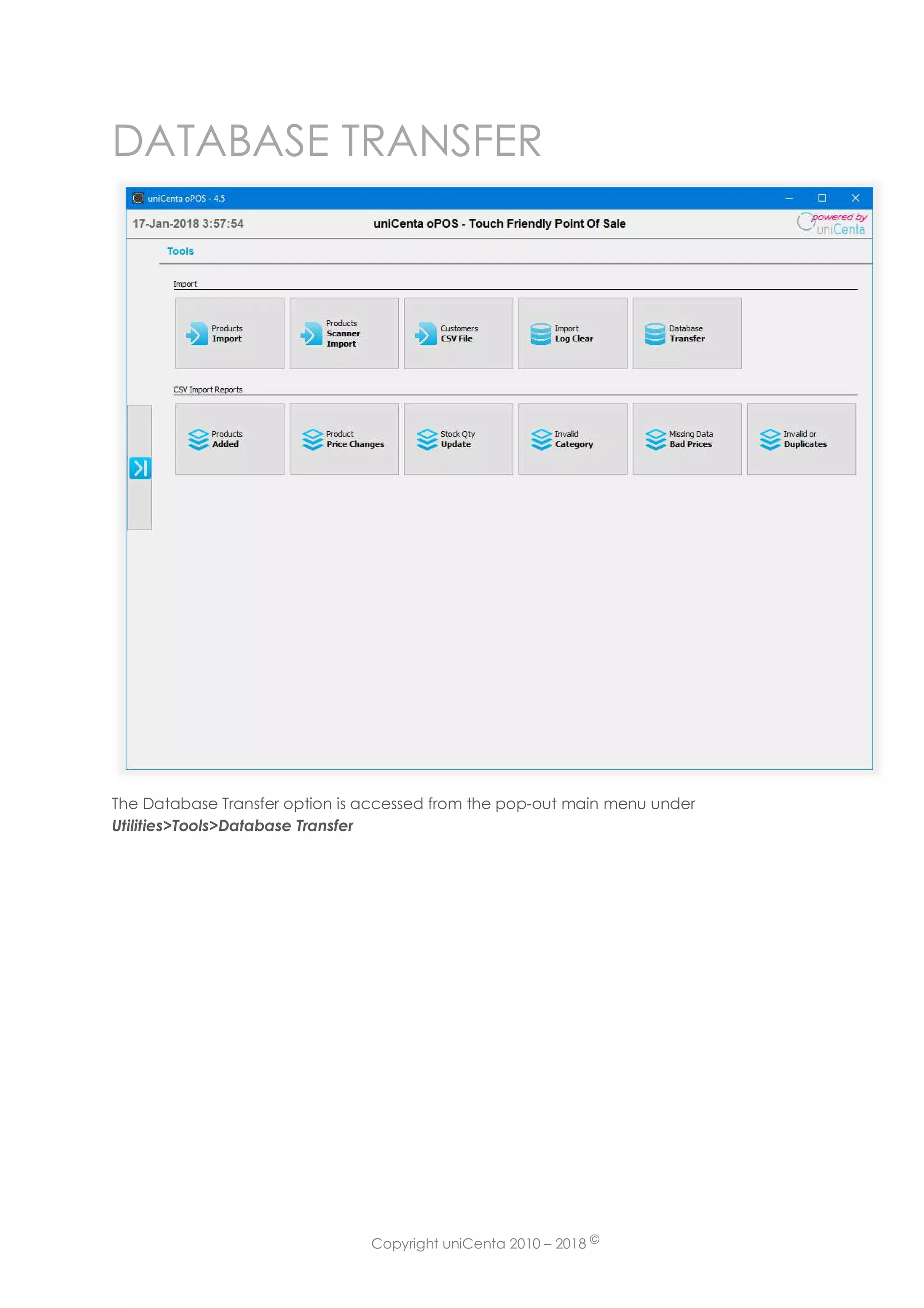 Uni centa opos data transfer guide | PDF