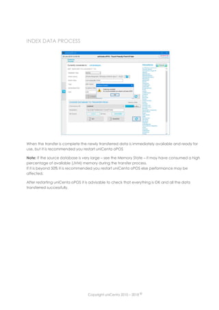Uni centa opos data transfer guide | PDF