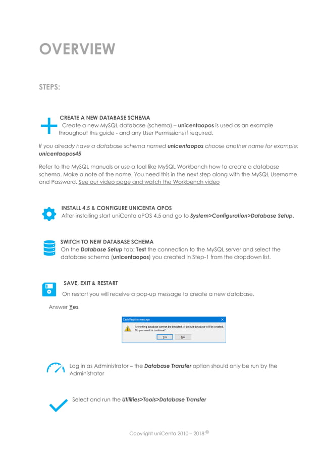 Uni centa opos data transfer guide | PDF