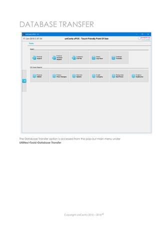 Uni centa opos data transfer guide | PDF