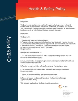 Uniclean Flyer | PDF