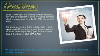 Unico Technologies In Faridabad | PPT