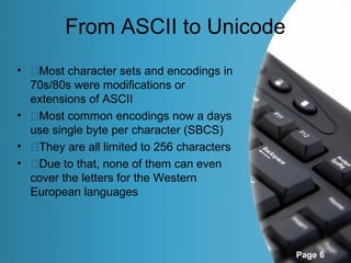 Unicode | PPT