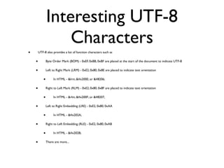 Unicode - Hacking The International Character System | PPT