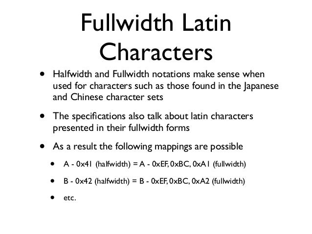 Unicode - Hacking The International Character System