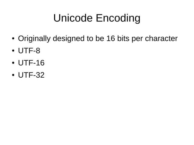 Unicode | PPT