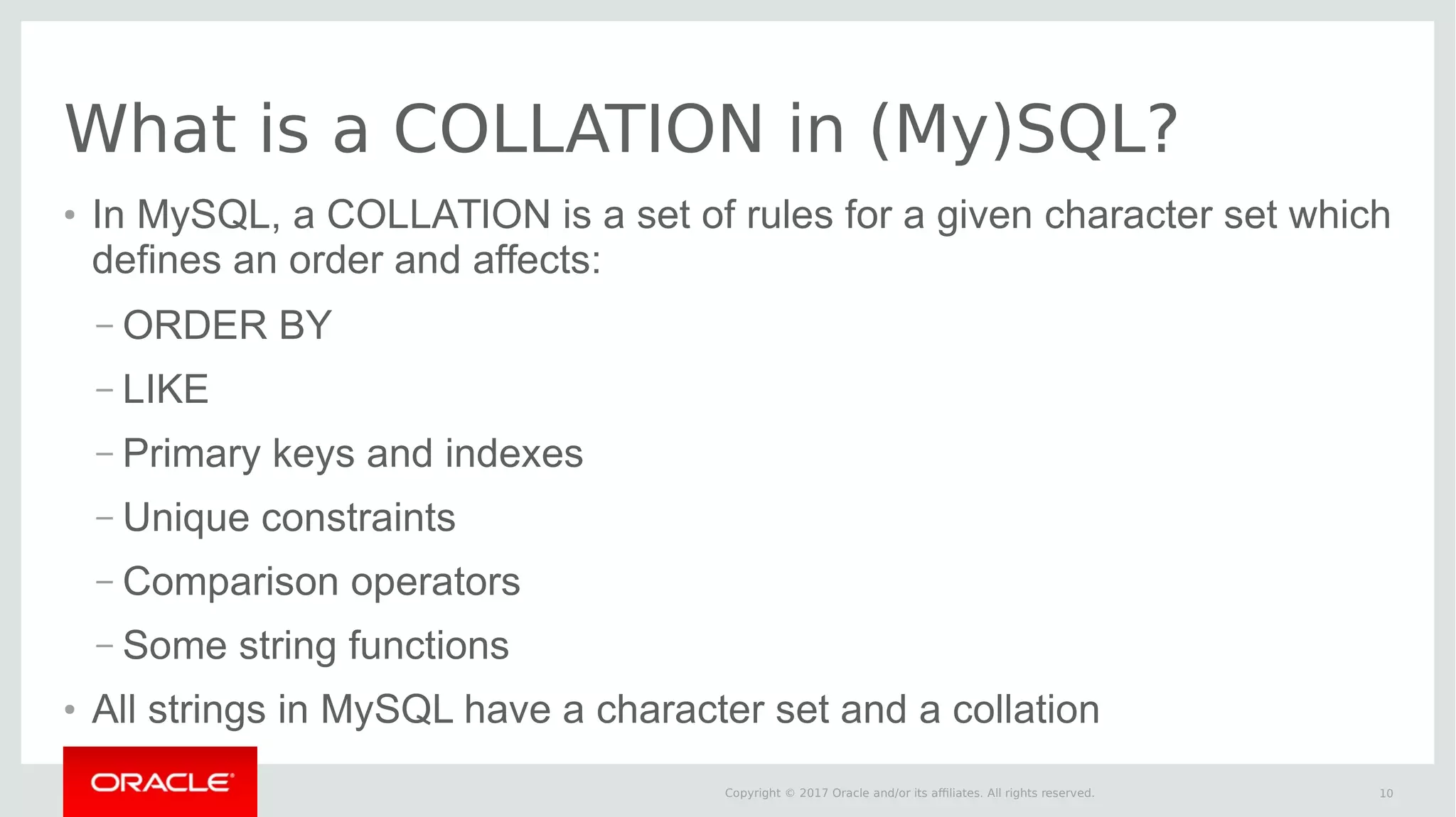 MySQL 8.0 & Unicode: Why, what & how | PPT